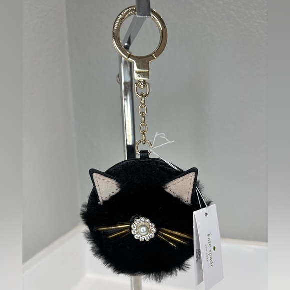 kate spade | Accessories | Kate Spade Kitty Cat Keychain | Poshmark